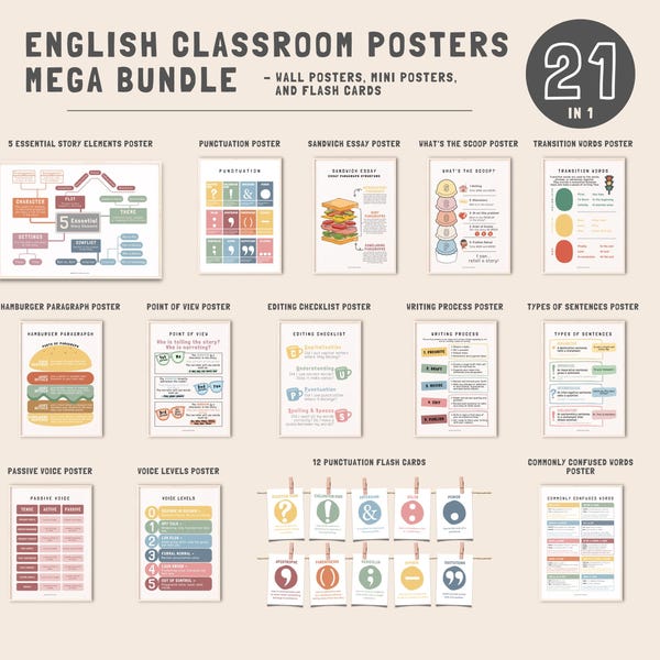 Middle School Classroom Decor - Etsy