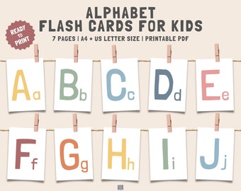 Abcs Alphabet Flashcards ABC Flashcards Kids Rainbow Colors Alphabet ...