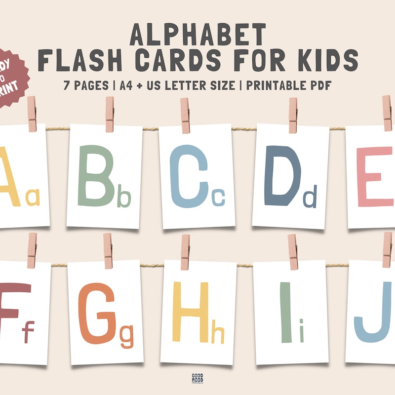 Colors Flash Cards - Etsy