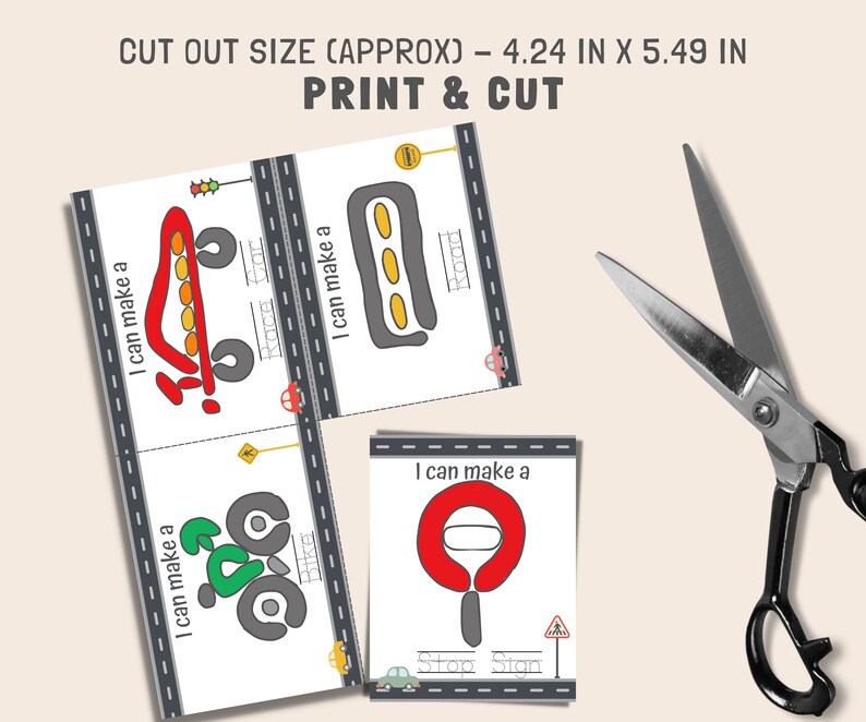 Transport Playdough Mats, Printable Toddler, Preschool Educational ...