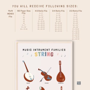 Music Instruments Poster, Classical Music Instruments, Educational ...