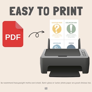 Punctuation Flash Cards, Punctuation Marks and When to Use Them ...