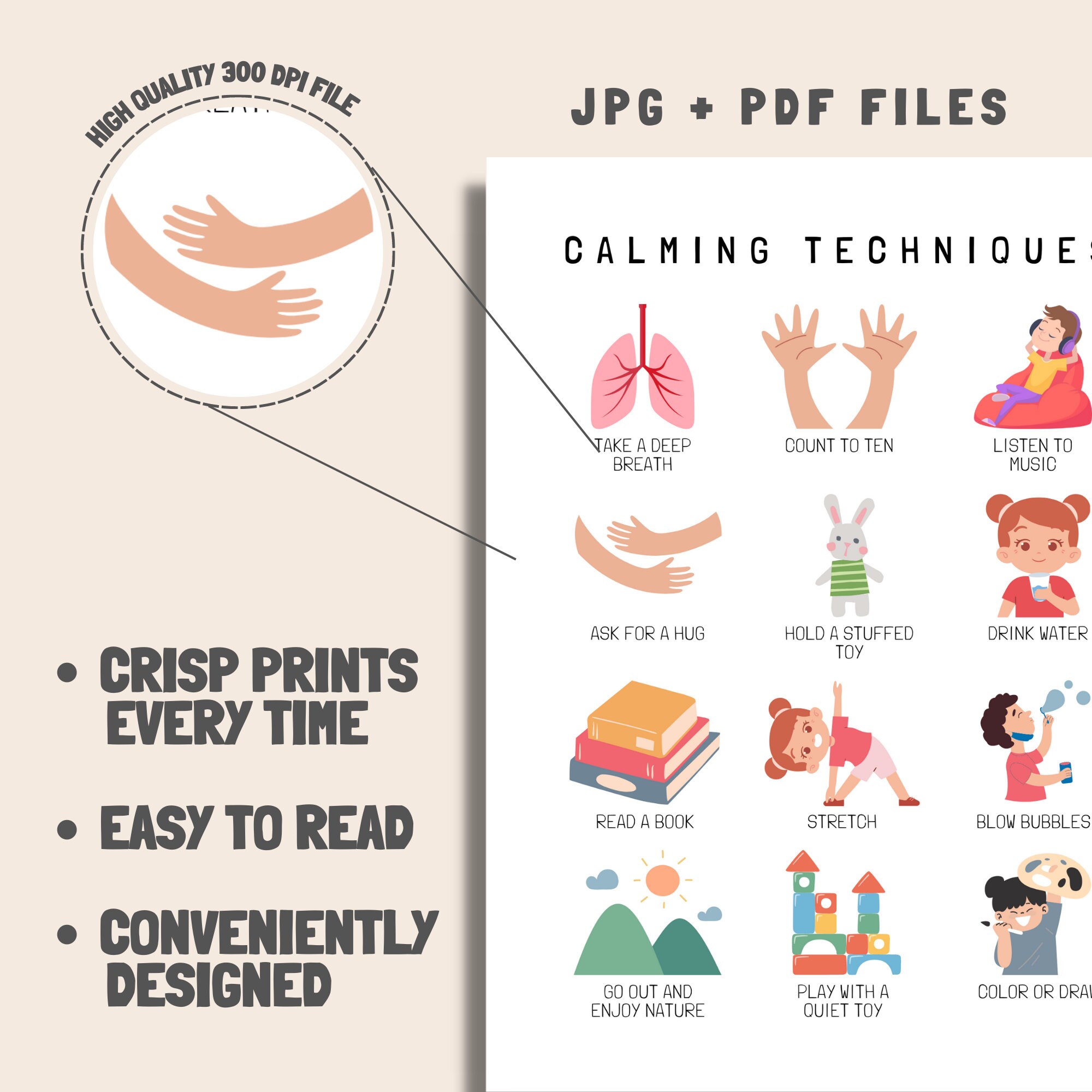 Feelings Poster, Calming Techniques, Calming Corner, Emotions Chart ...