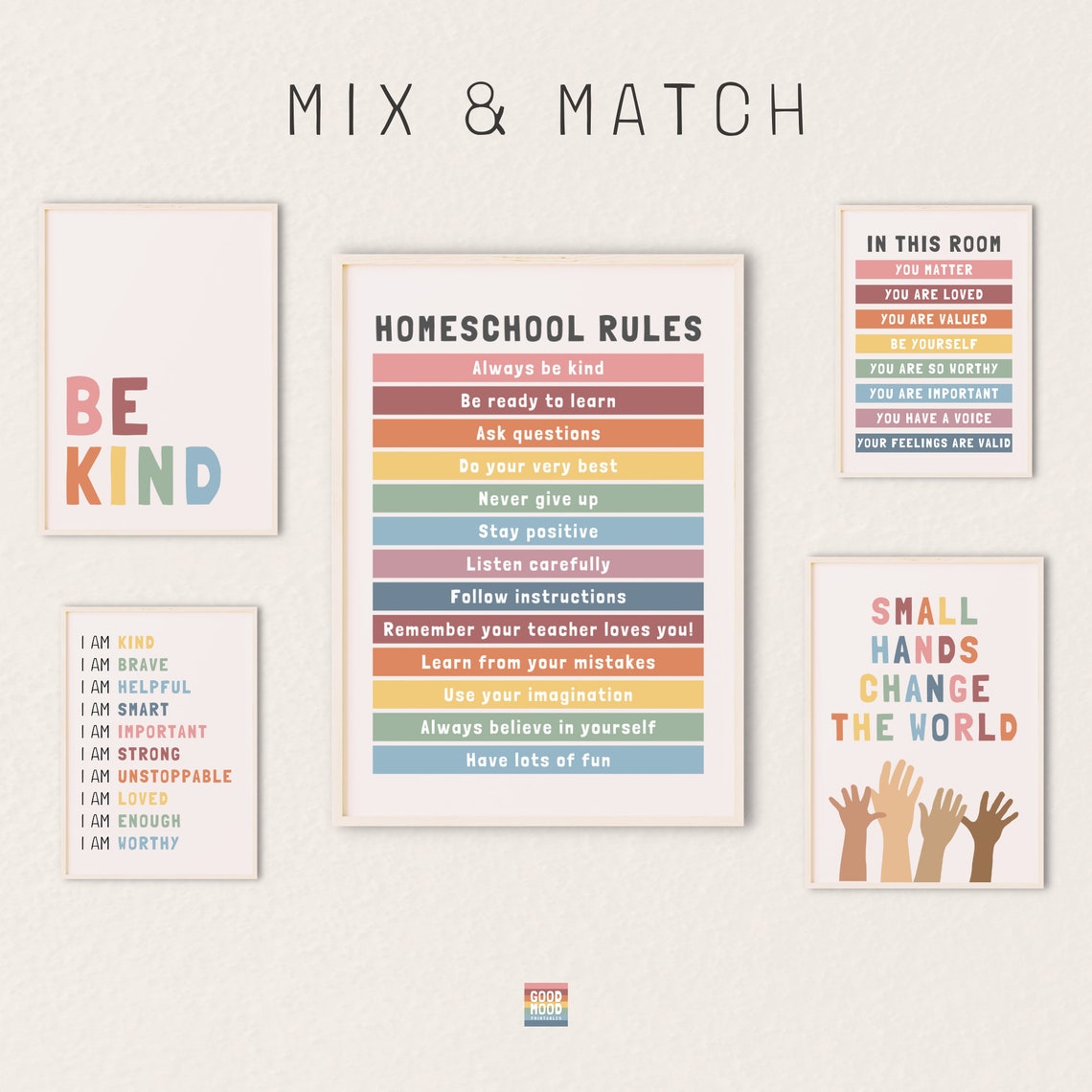 Homeschool Rules Poster Homeschool Printables Homeschool - Etsy