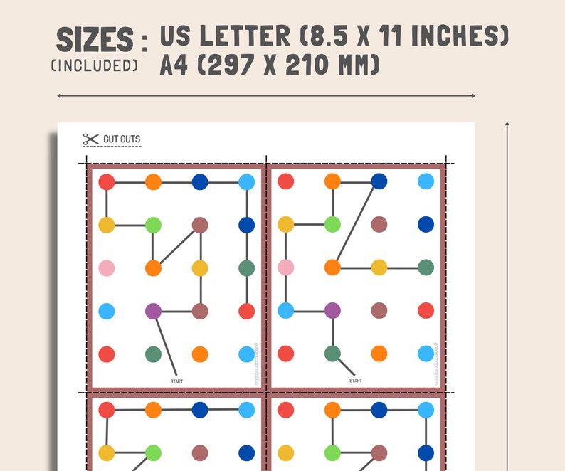 Copy the Pattern Activity, Game for Toddlers, Montessori Printable ...