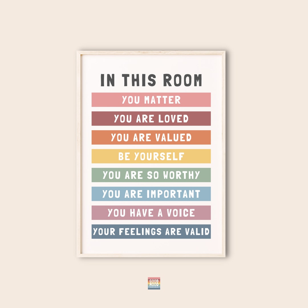 In This Classroom Poster,classroom Rules, We Are Kind, Kids Classroom ...
