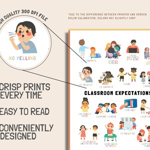 Classroom Expectations Poster, Classroom Rules Poster, Bulletin Board ...