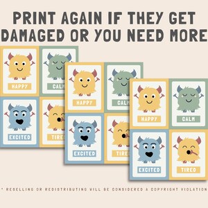 Monster Emotion Printable Activities, Emotion Preschool Printables ...