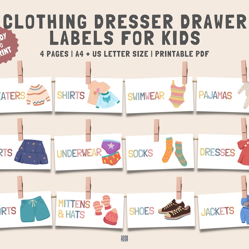 Drawer Labels - Etsy