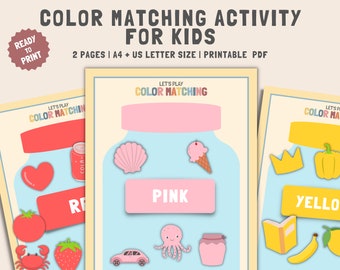 Educational Color Poster Teaching Colors Learning Colors - Etsy