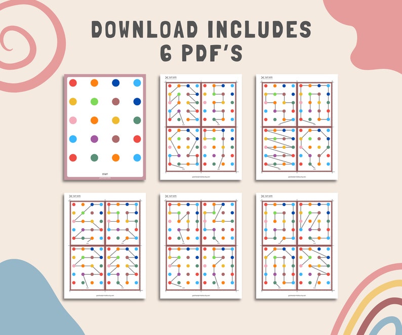 Copy the Pattern Activity, Game for Toddlers, Montessori Printable ...