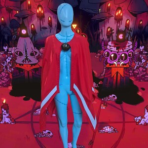 Cult of the Lamb Cosplay Cloak / Cult of the Lamb Robe / Video - Etsy