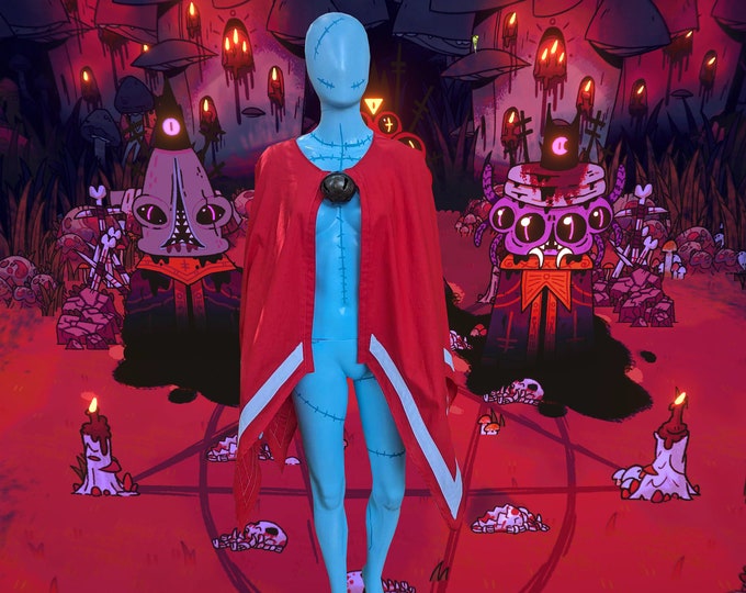 Cult of the Lamb Cosplay Cloak / Cult of the Lamb Robe / Video Game ...