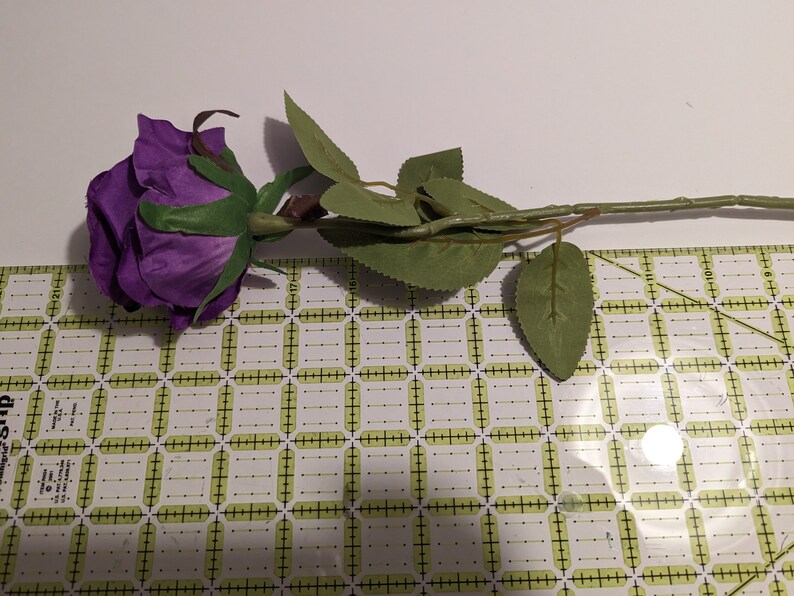 Black , Blue and Purple Monster Eye Roses / Faux Roses / Spooky Home ...