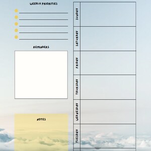 Printable Study Planner Digital Weekly Planner Journal for Students - Etsy