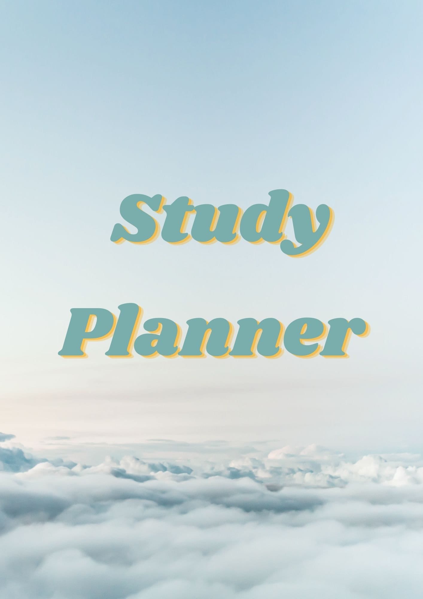 Printable Study Planner Digital Weekly Planner Journal for Students - Etsy