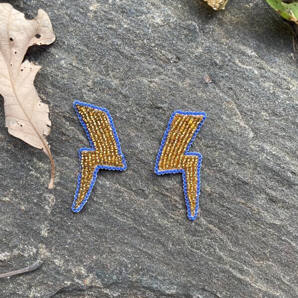 Lightning Bolt Patch - Etsy