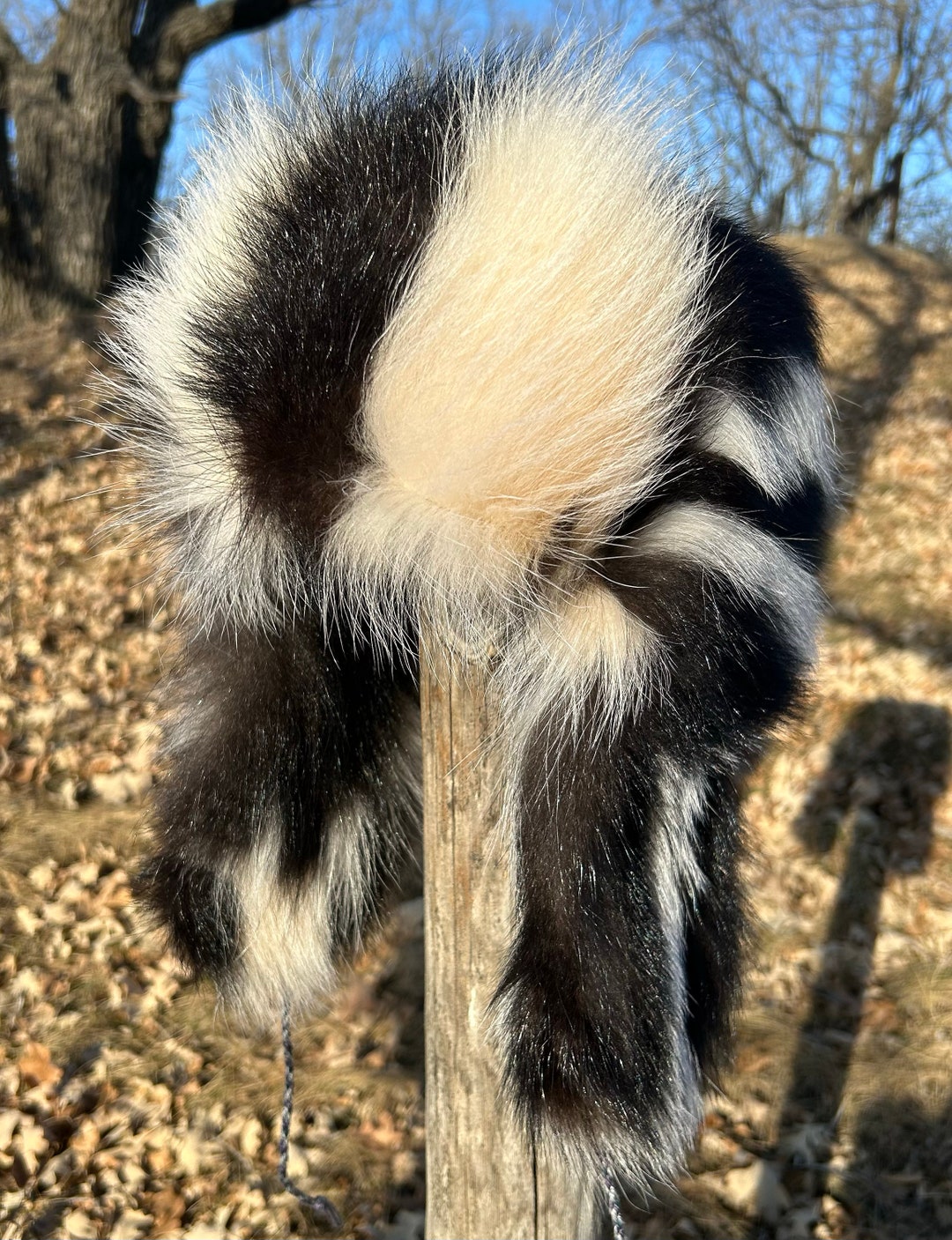 Skunk Fur Trapper Hat - Etsy