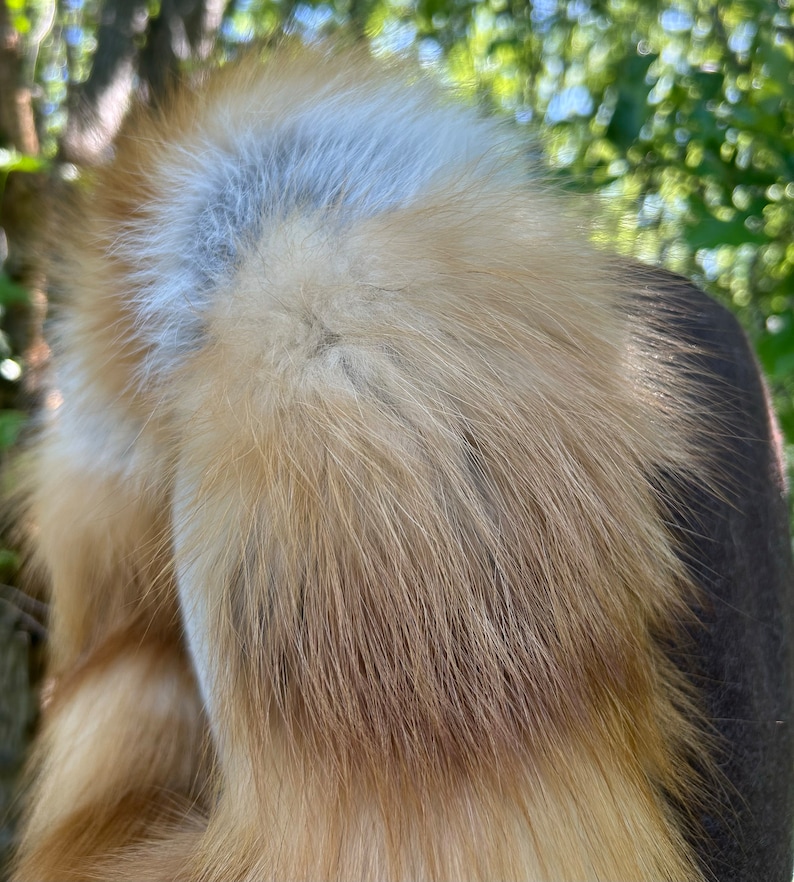 Red Fox Fur Ruff - Etsy
