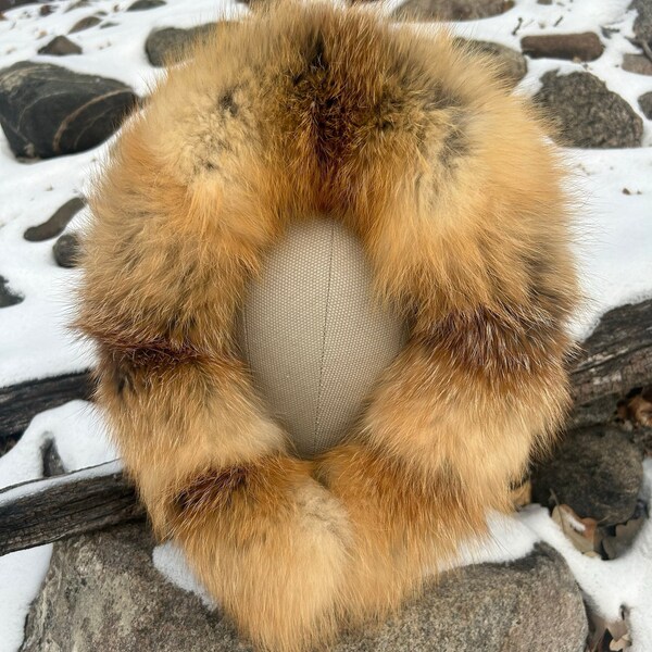 Red Fox Fur Coat - Etsy