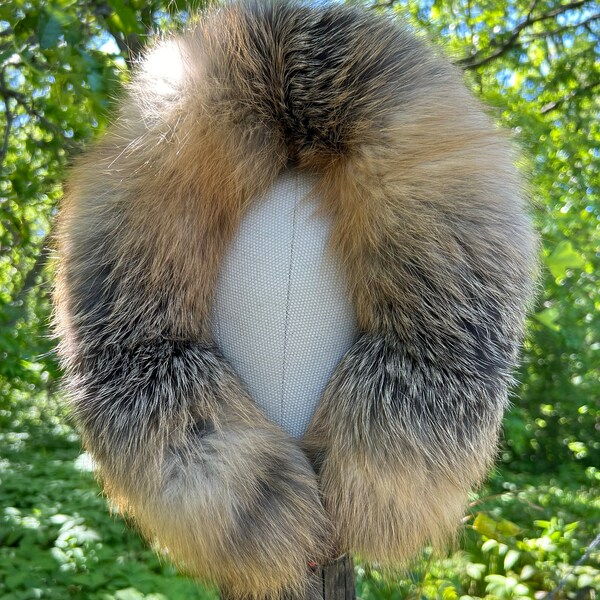 Red Fox Fur Coat - Etsy
