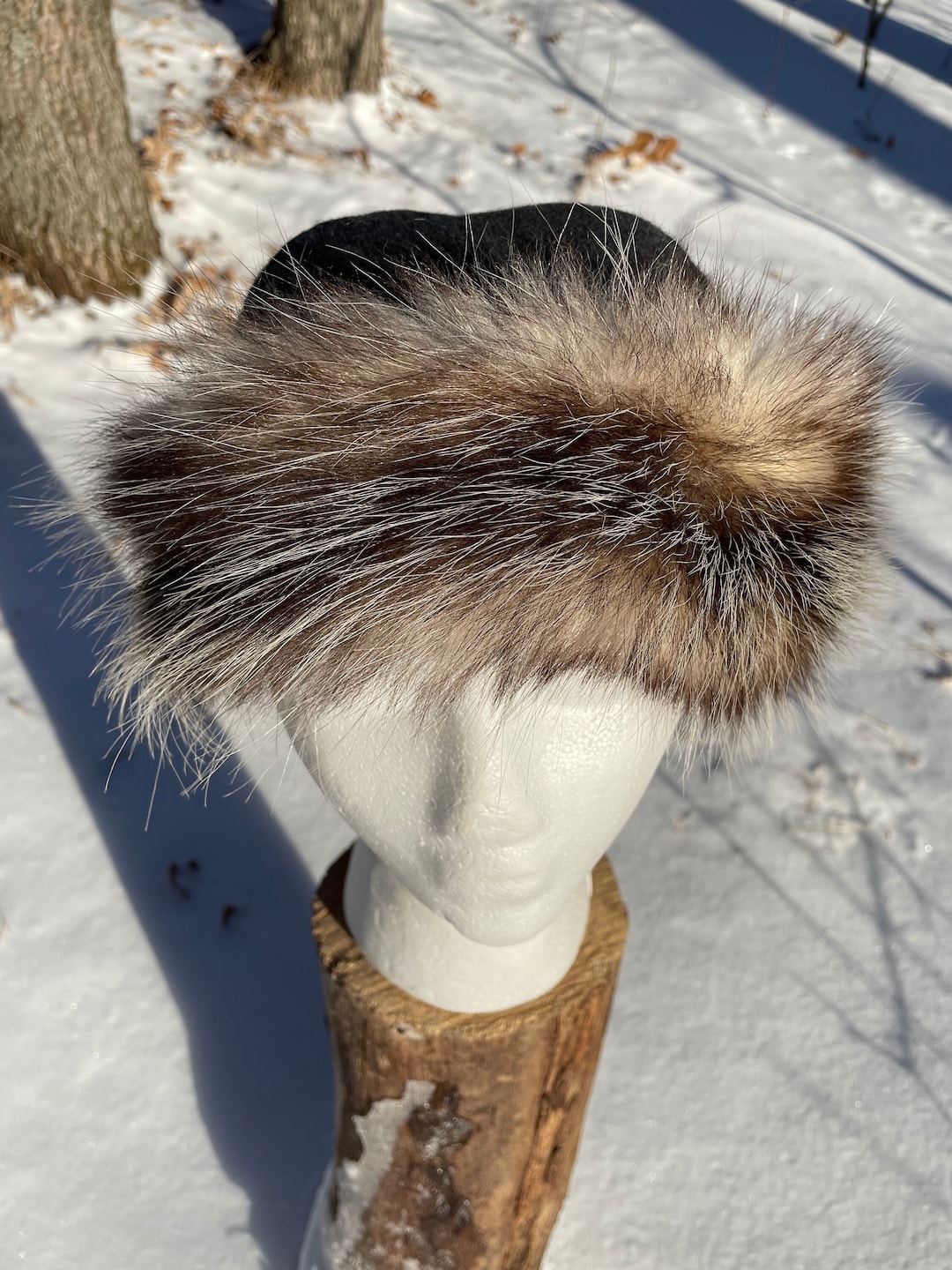Opossum and Wool Round Hat - Etsy