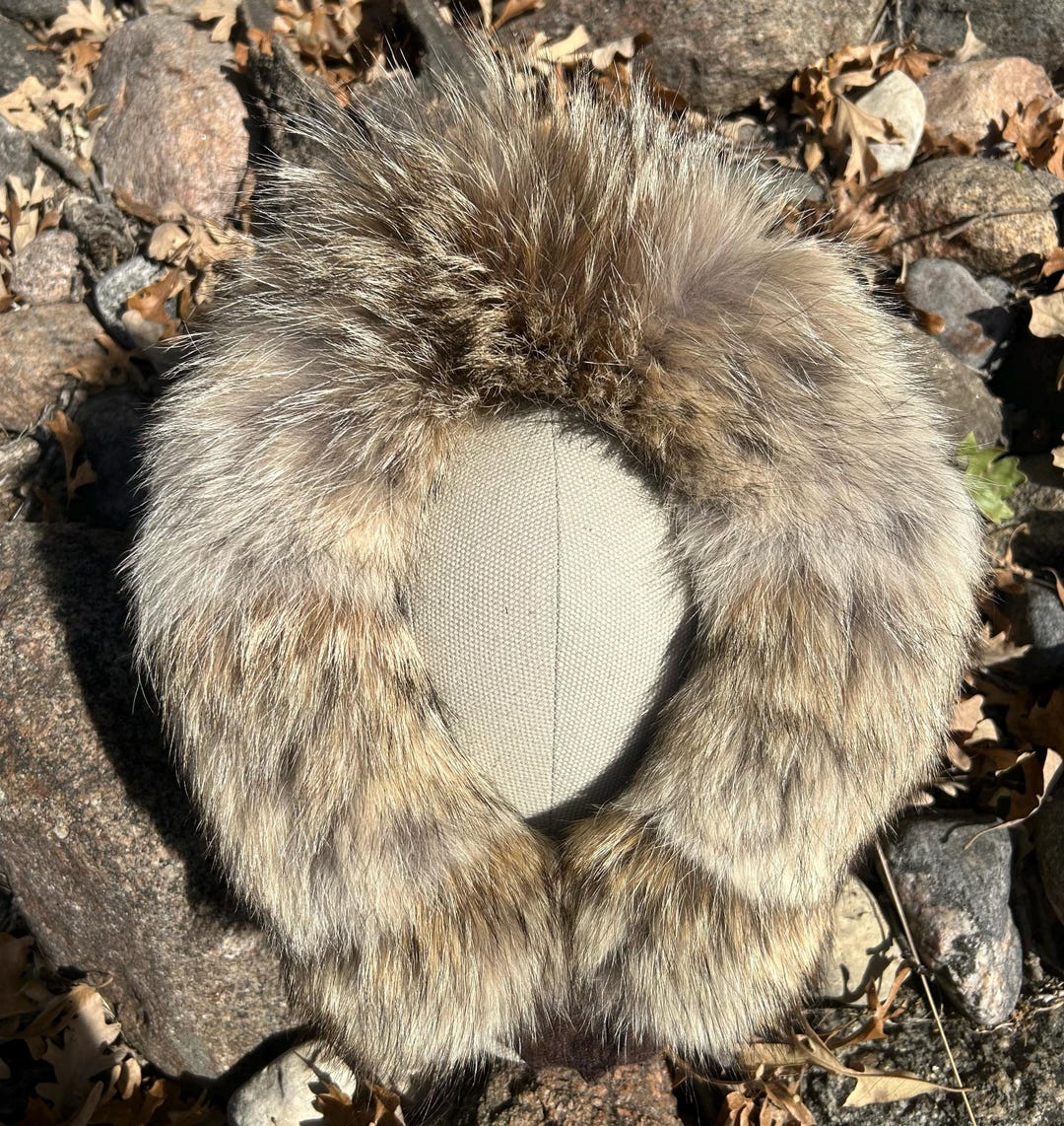 Coyote Fur Ruff 25.5' Inches - Etsy