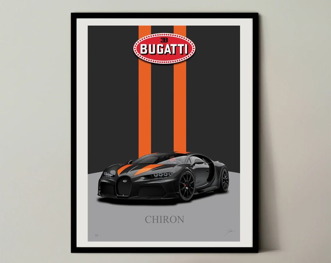 Bugatti Atlantic Art Print - Etsy UK