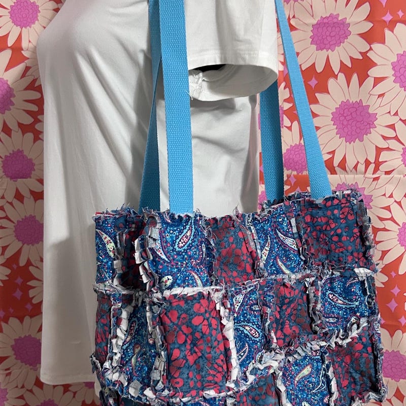 Rag Quilt Diaper Bag - Etsy