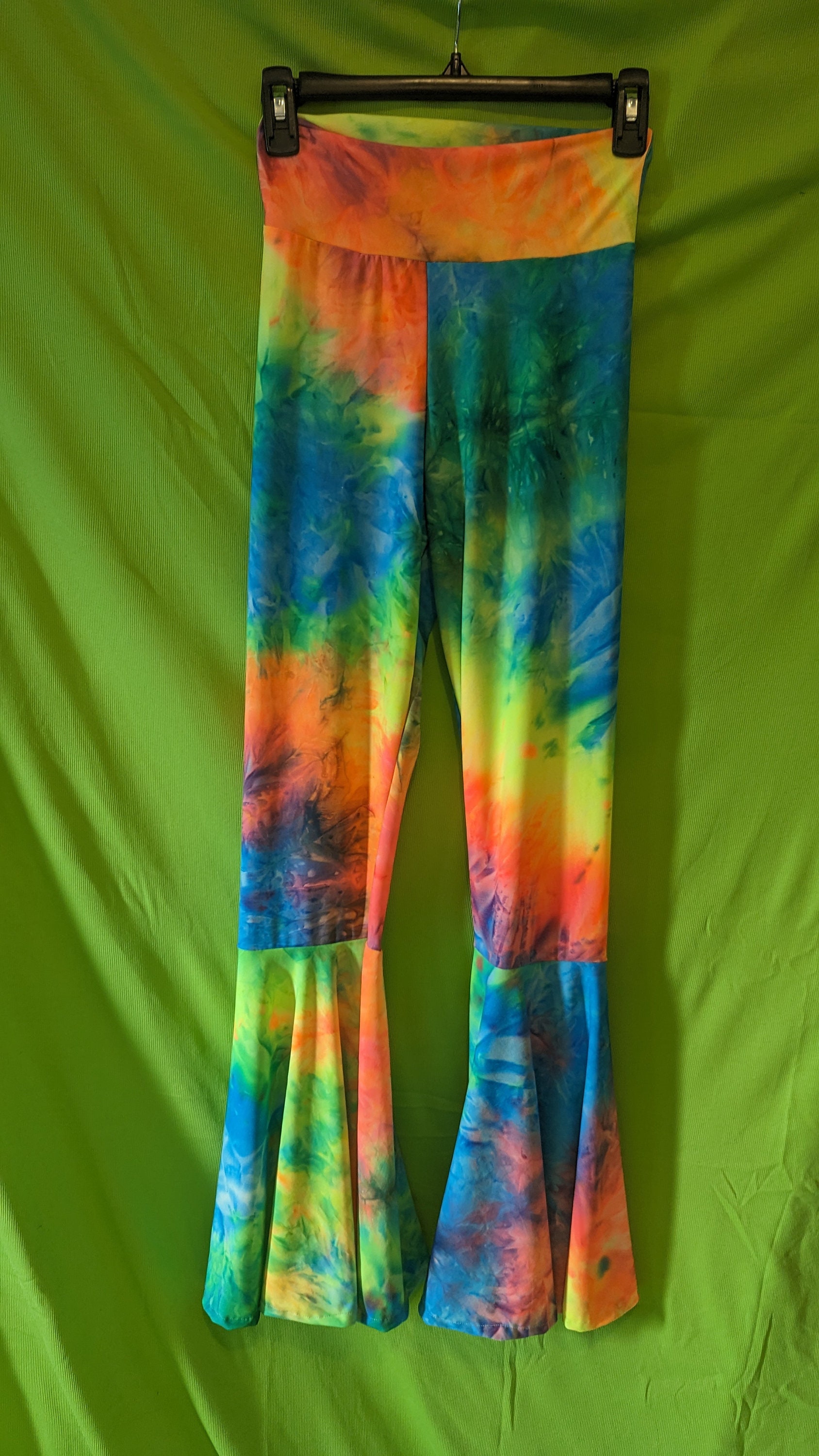 Hippie Tie Dye Bell Bottom Pants - Etsy