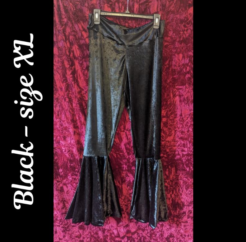 Velour Bell Bottom Pants- Christmas Holiday Outfit - Women's XS-3X - Etsy