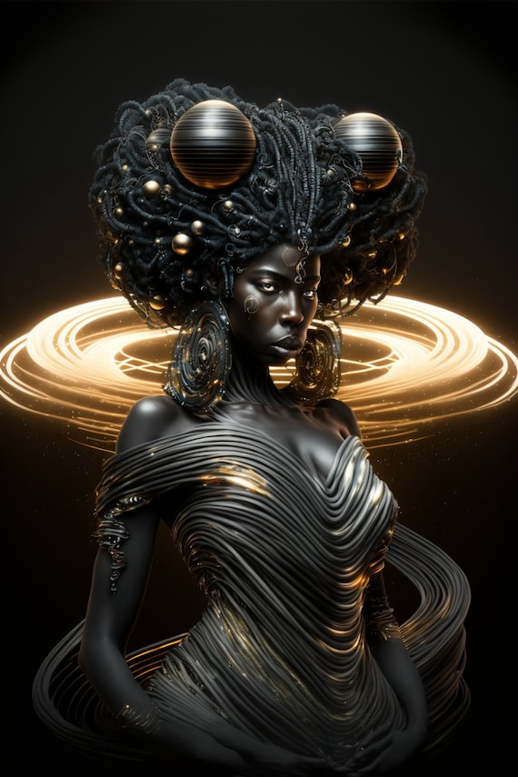 African Goddess Paintings