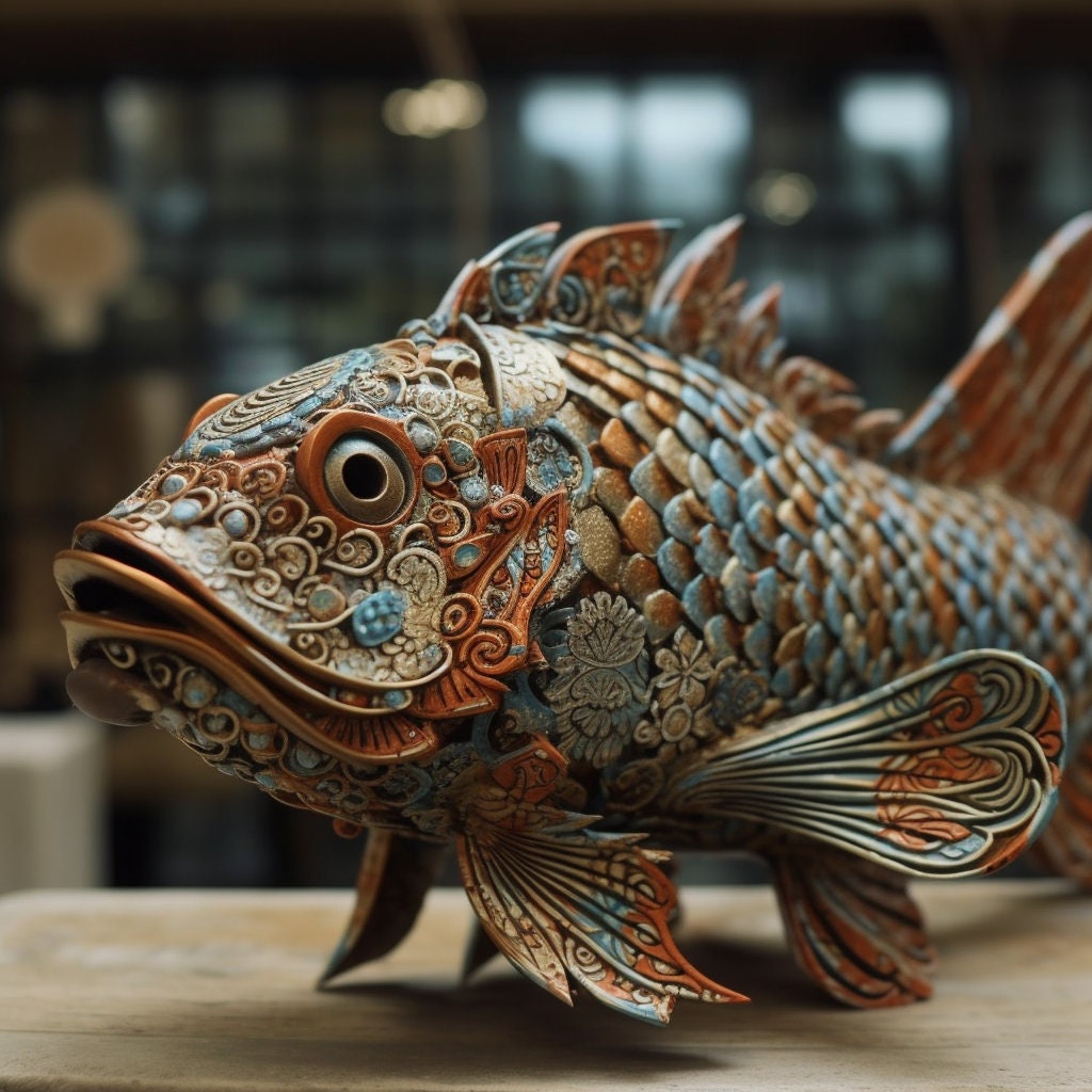 Koi Fish/ Digital Artwork/ Koi Fish Artwork - Etsy