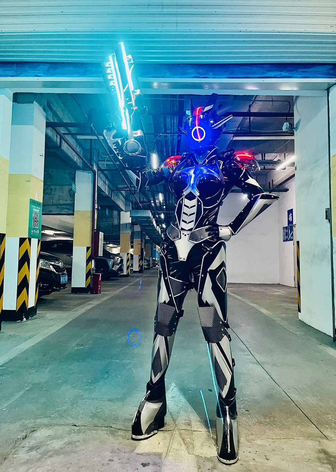 Cyberpunk Mechanical Performance Costume Props Bar Clone Trooper Armor ...