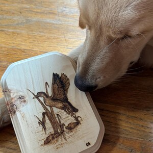 Wood Burned Duck - Etsy