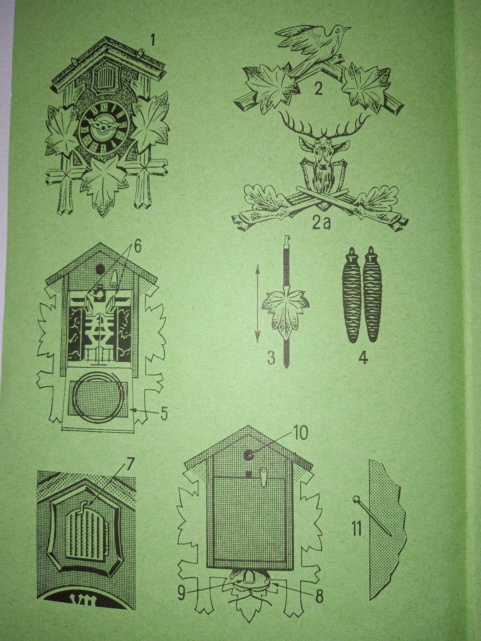 Vintage 1990s Adolf Herr Handcrafted Wooden Musical Cuckoo Clock House ...