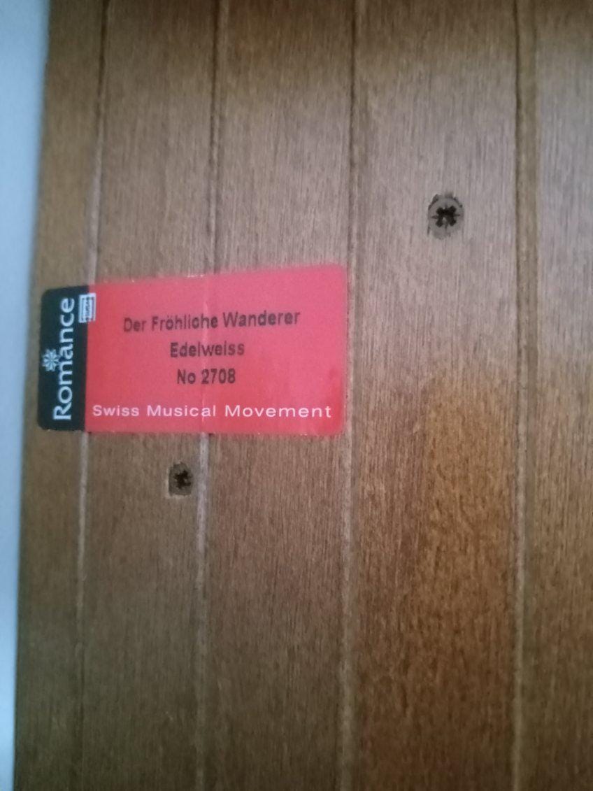 Vintage 1990s Adolf Herr Handcrafted Wooden Musical Cuckoo Clock House ...