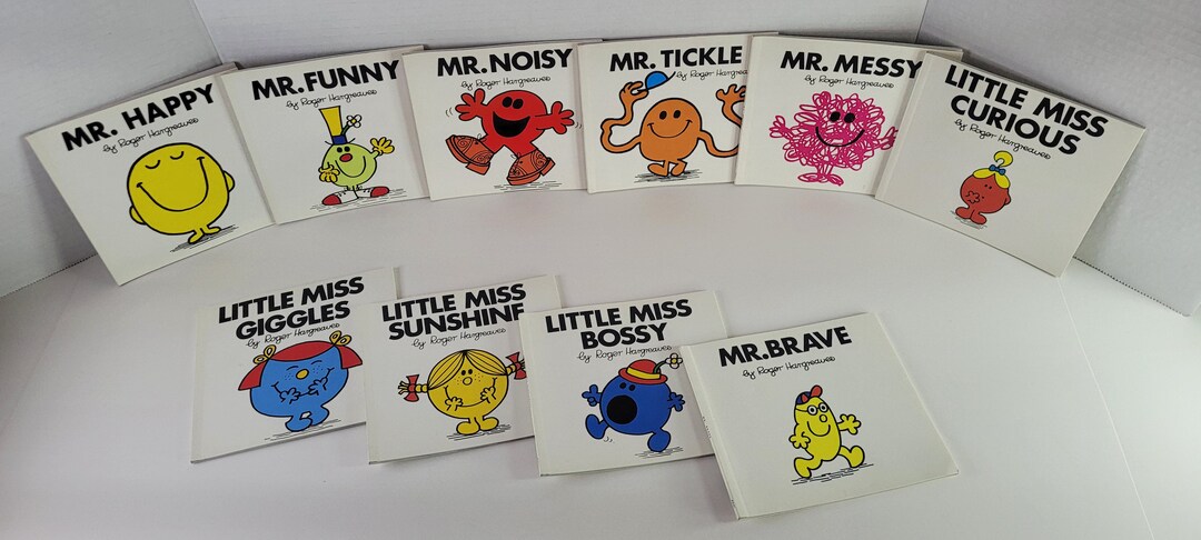 Vintage Mr. Men & Little Miss Books: 1997 Roger Hargreaves Set of 10 - Etsy