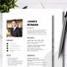 Resume Template, Professional Modern Resume Template for Pages, Canva ...