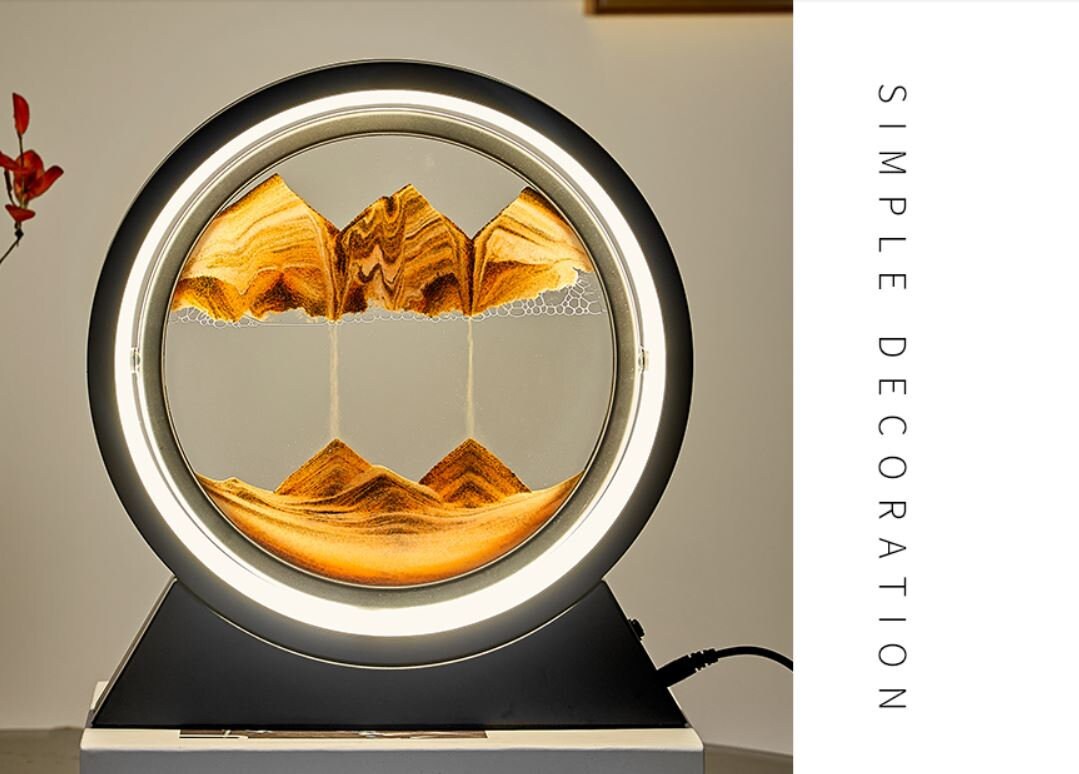3D LED Lamp Custom Moving Sand Art Table Lamp Quicksand - Etsy Australia