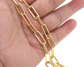 1 Meter18k Gold Filled Small Rectangular Chainwelded - Etsy