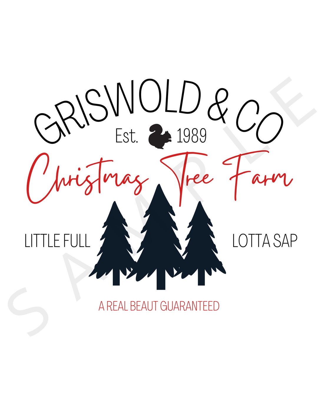 Griswold Tree Farm PNG - Etsy