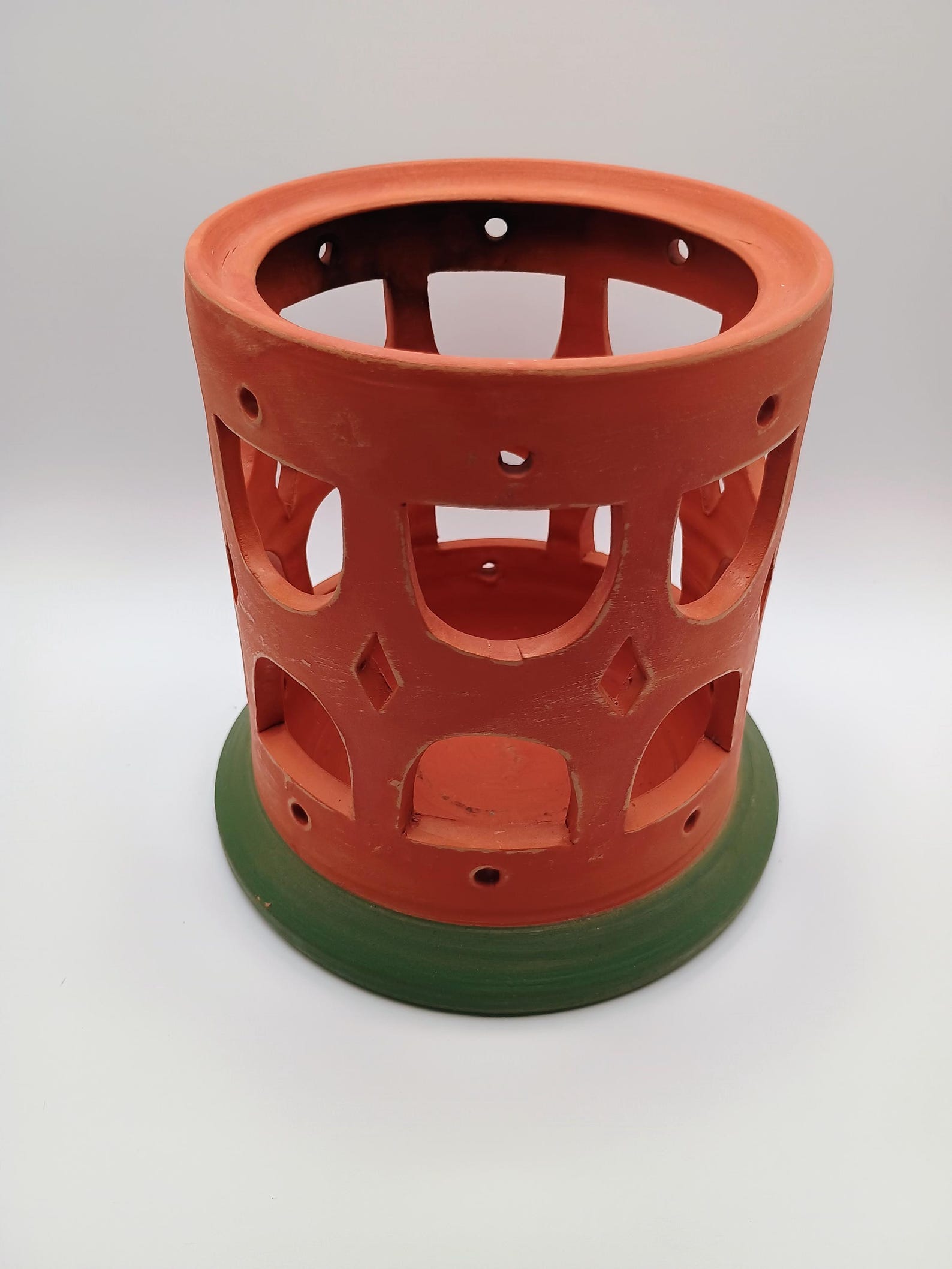 Terracotta Orchid Pot Made in Peru - Etsy