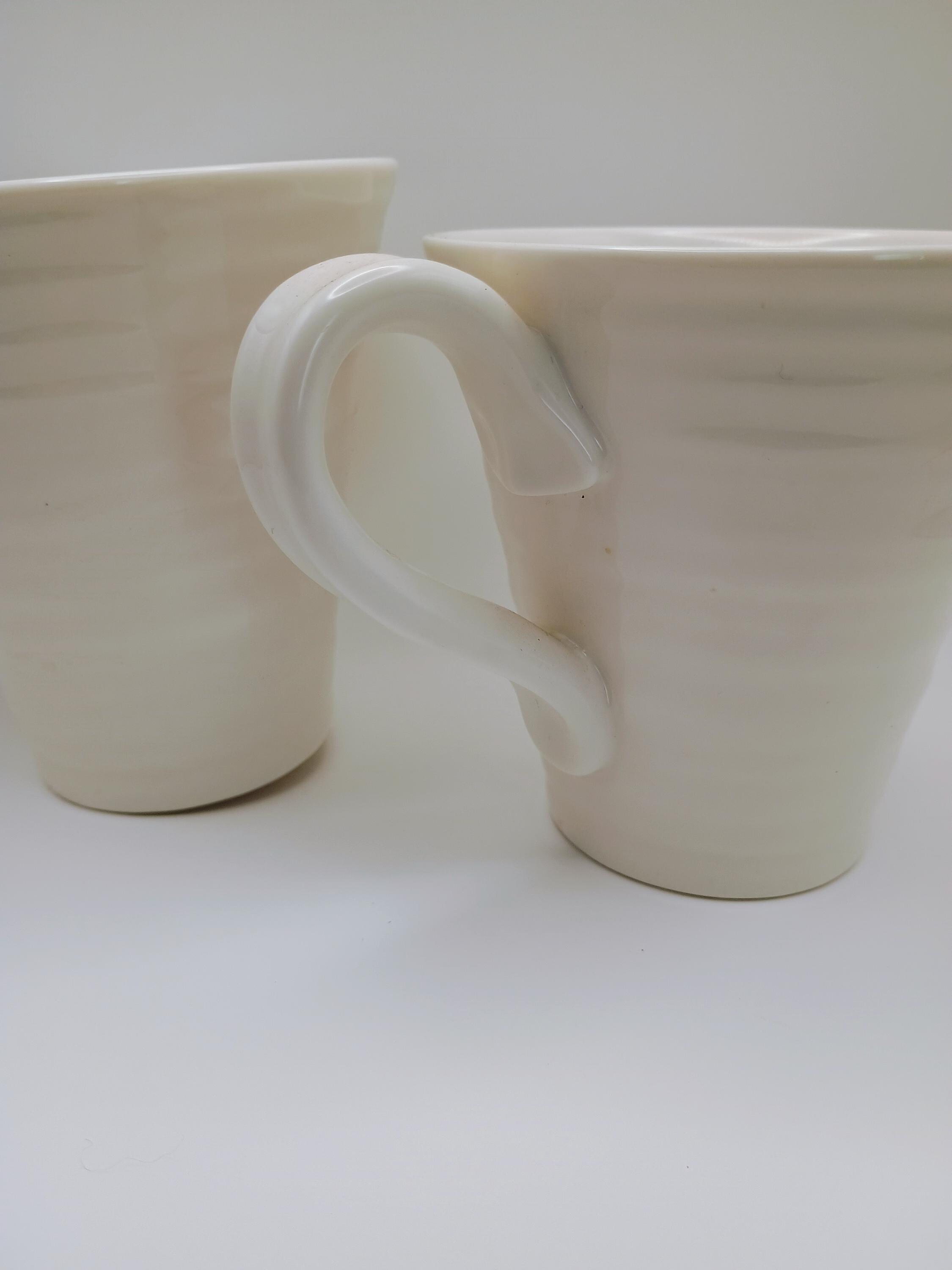 Portmeirion Sophie Conran Collection White Coffee/tea Mug Set - Etsy