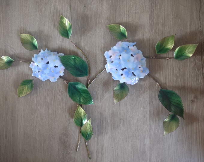 Bovano of Cheshire USA Hydrangea Wall Sculpture - Etsy