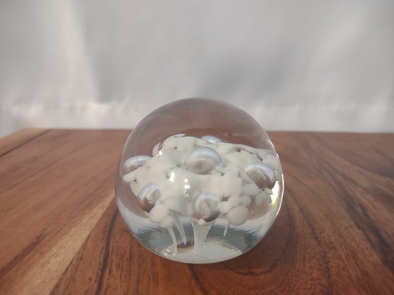 Controlled Bubble Glass Paperweight - Etsy