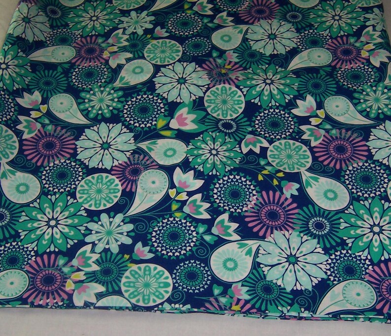 Blue Whimsical Fabric - Etsy