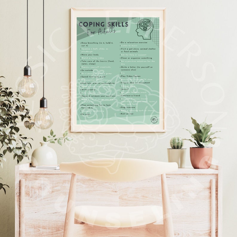 Printable Coping Skills Bundle for Kids, Teens, & Adults - Etsy