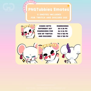 Pngtuber Pinousy WITH EMOTE SET | Vtuber Avatar for Gaming Streaming ...