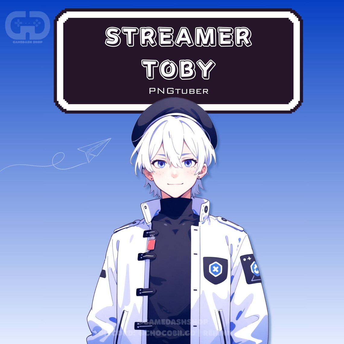 Toby Pngtuber Avatar – Premade Streaming Character for Twitch & Discord ...